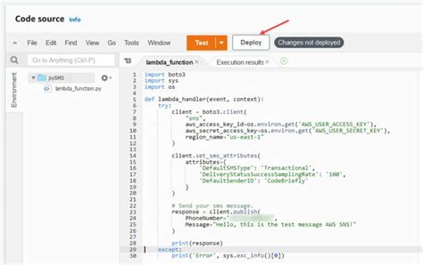 How To Send SMS With AWS SNS Using Lambda Python Codebriefly