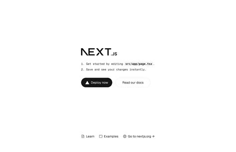 next jsとtailwindを使ってwebアプリを作ってみた step1 next jsを始めてみる