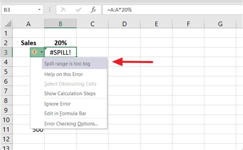 What Is Spill Error In Excel And How To Fix It