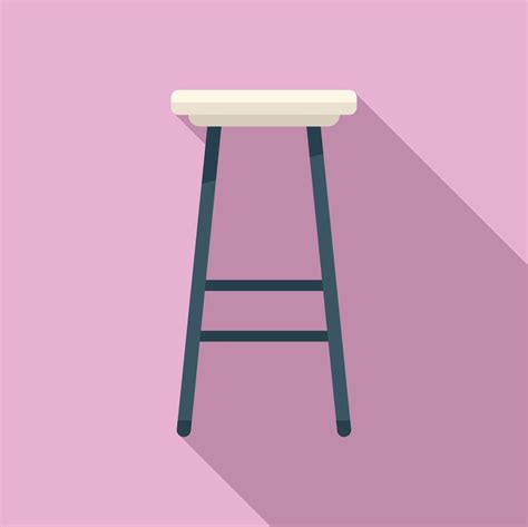 Kitchen Chair Icon Flat Vector Interior Furniture 15148553 Vector Art