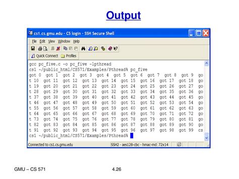 ppt cs 471 lecture 4 programming with posix threads and java