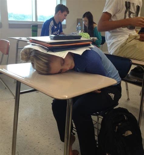 Funny Sleeping In Class