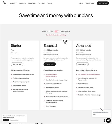 Saaspo Loop Pricing Page