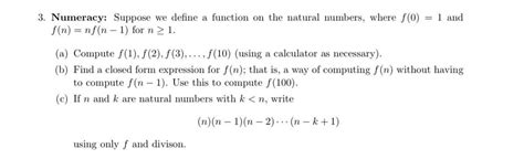 Factorial Question 3b And 3c R Askmath