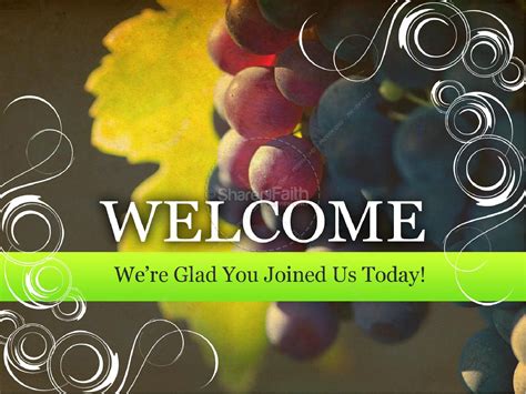 Glad You Joined Us Welcome Powerpoint Powerpoint Sermons