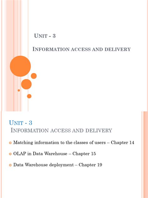 Unit 3 Pdf Data Warehouse Applied Mathematics
