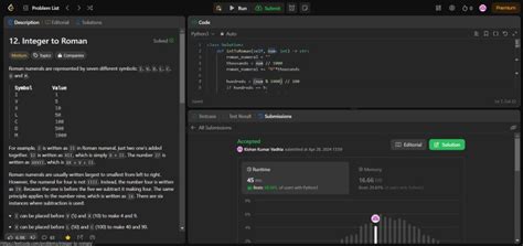 Day 53 Of Leetcode Challenge Integer To Roman Kishan Kumar Vadhia Posted On The Topic Linkedin