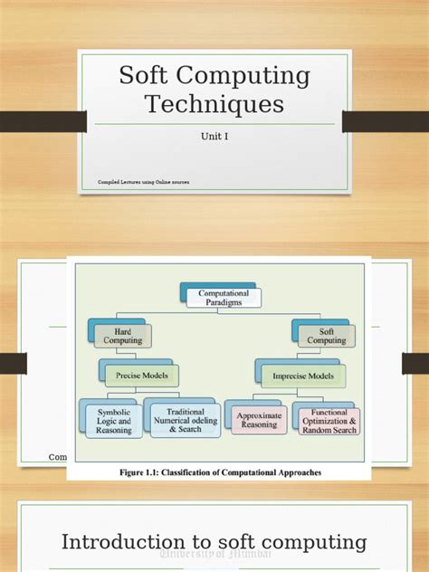 Unit 1 Soft Computing Techniques Pdf