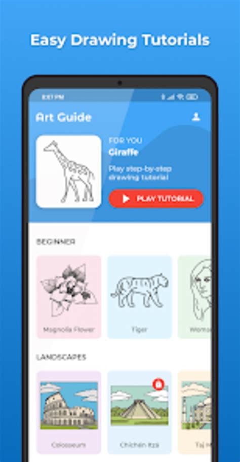 Android 용 Art Guide Easy Drawing Step B 다운로드