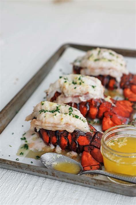 Baked Lobster Tails Garlic Buttery Chef Billy Parisi