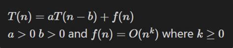 Master Theorem Flashcards Quizlet