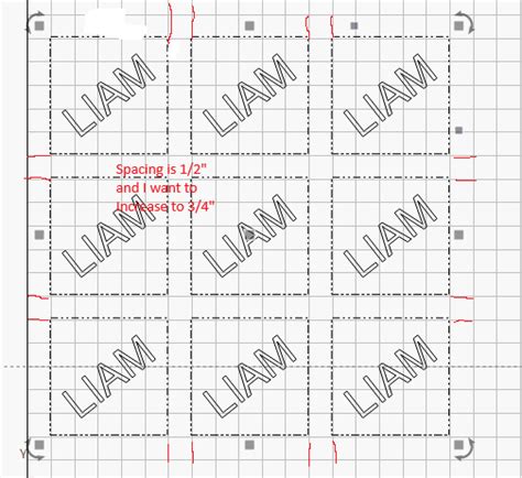 How To Edit The Grid Array Padding Dimension Of Saved Project