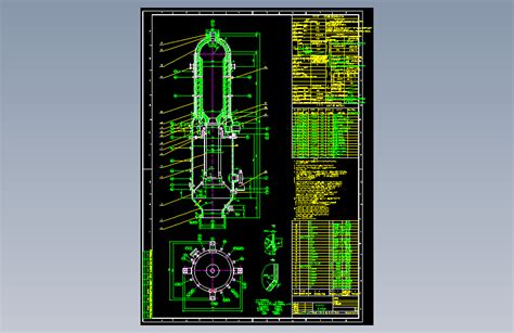 水煤浆气化炉cad图纸autocad 2010模型图纸下载 懒石网