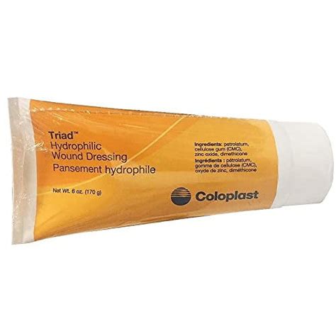 Coloplast Triad Hydrophilic Paste Wound Dressing 6 Fluid Ounce Model
