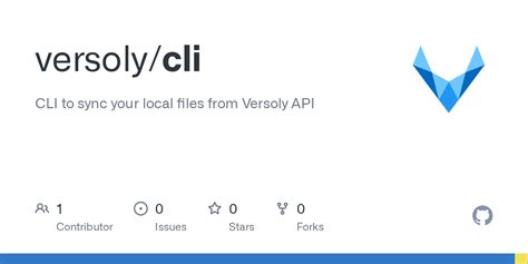 Github Versolycli Cli To Sync Your Local Files From Versoly Api