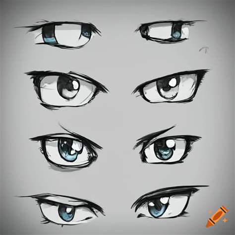 Reference Sheet For Anime Character Eyes On Craiyon
