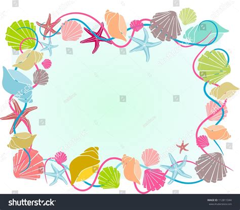 Seashell Border Clip Art