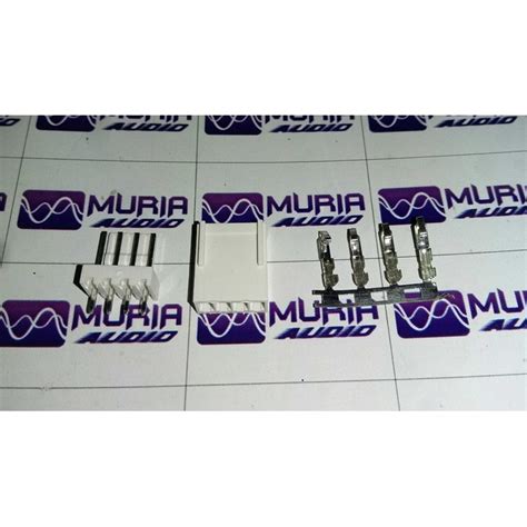 Jual Konektor Molex Kf2510 4pin Connector White Housing 2510 4p