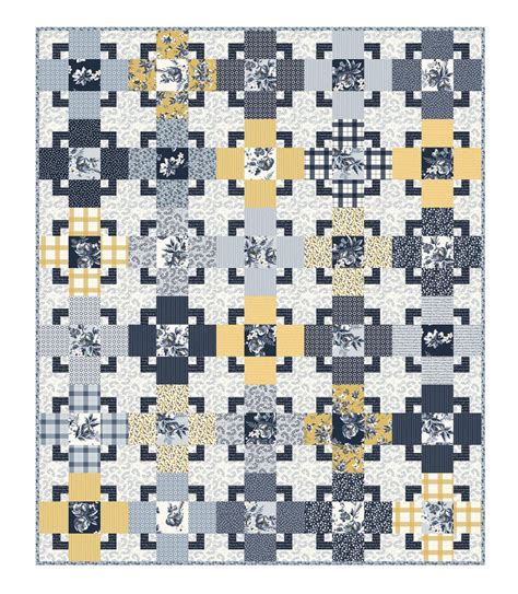 Riley Blake Designs Gingham Foundry Trixie Quilt Kit Etsy