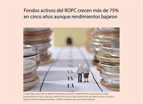 Fondos Activos Del Ropc Crecen Más De 75 En Cinco Años Aunque
