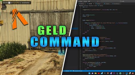 Fivem Scripting 5 Geld Command Lua Deutsch Youtube