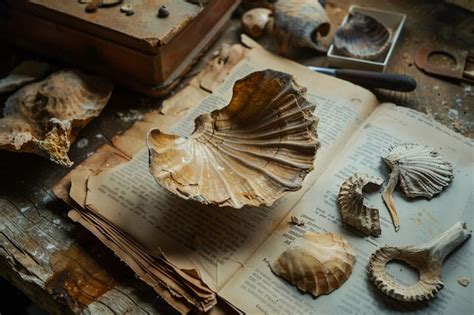 examining fossil records ar generative ai premium ai generated image