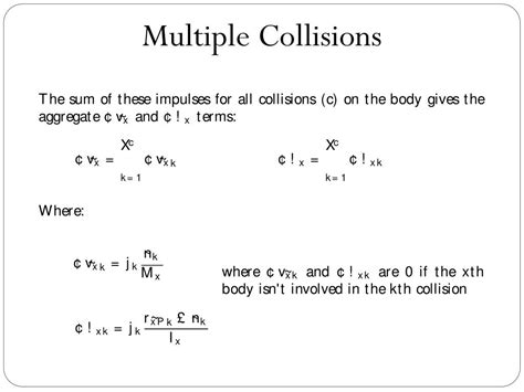 Ppt Collision Resolution In 2d Powerpoint Presentation Free Download