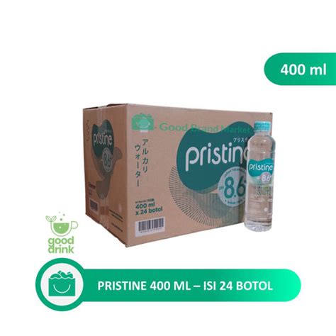 Promo Pristine Air Mineral Sehat 1 Dus Isi 24 Kemasan Botol 400 Ml