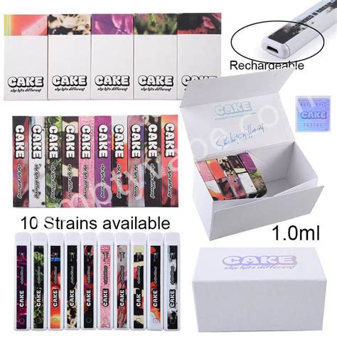 Cake Pen Disposable Empty Cake Vape Pen Rechargeable 1ml With Packaging