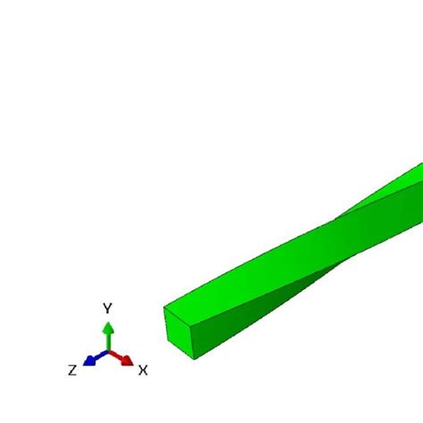 A Finite Element Discretization Of Square Cross Section And B Download Scientific Diagram