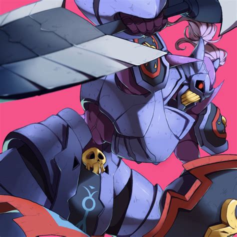 Craniummon Digimon 1boy Armor Male Focus Red Eyes Shield Skull