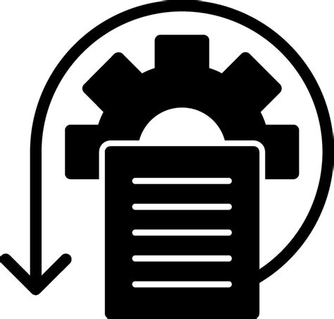 Iteration Glyph Icon 40868316 Vector Art At Vecteezy