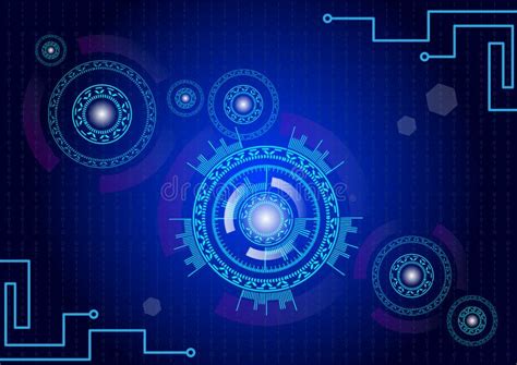 Head Up Display Hud Ui Interface Stock Vector Illustration Of Network Hologram 103361614