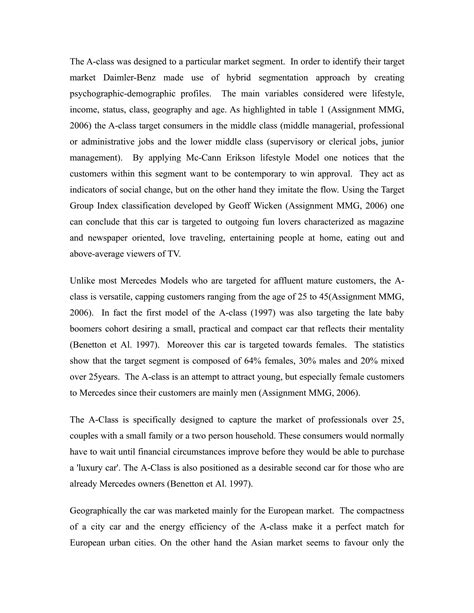 A Class Consumer Behaviour Doc