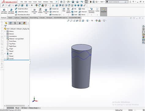 Pattern Curve R Solidworks