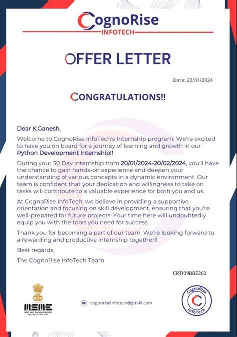Cognoriseinfotech Internship Pythondevelopment Ganesh K