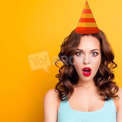 Red Striped Cone Hat Yo Props