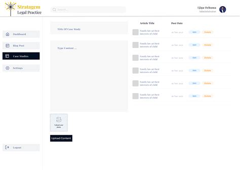 Admin Dashboard For A Portfolio Website Behance