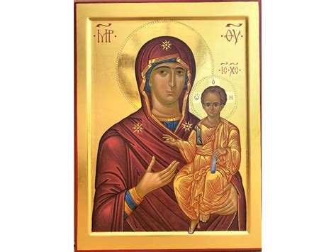 Icona Madre Di Dio Odigitria 30x40 Cm Dal Molin