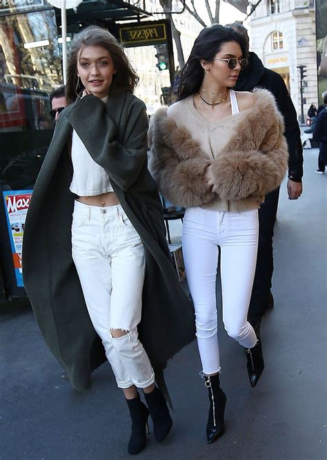 Gigi Hadid And Kendall Jenner Leave Their Hotel In Paris Celebmafia