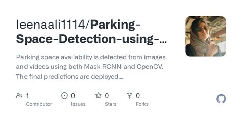 Github Leenaali1114parking Space Detection Using Mask Rcnn And Opencv Parking Space
