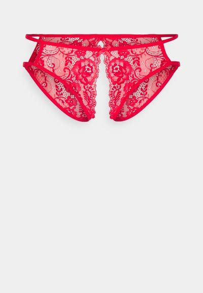 Lascana Petite Fleur Gold By Lascana Thong Ouvert Åpen Front Black