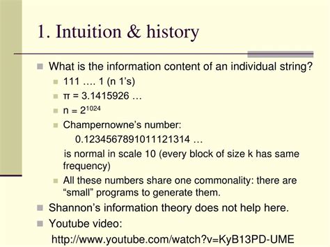 Ppt Kolmogorov Complexity And Its Applications Powerpoint