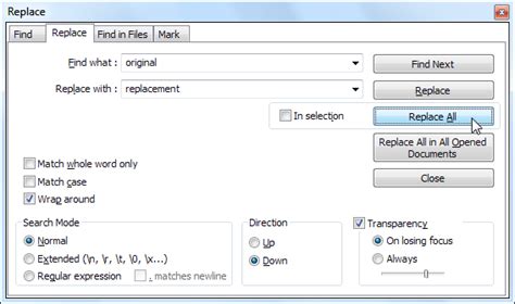 quickly edit csv files with advanced find and replace tools in notepad