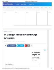 Ui Design Fresco Play Mcqs Answers Pdf Am Ui Design