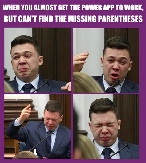 When You Can T Find The Missing Parentheses R Powerapps