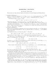 Hw7 Solutions Pdf HOMEWORK 7 SOLUTIONS Due Tuesday March 14th The Exercises Are From Abstract