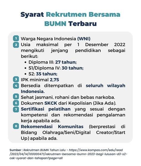Rekrutmen Bersama BUMN Kembali Dibuka Bulan Mei Catat Syarat Dan Dokumennya Mendaftarkerja
