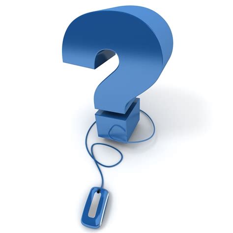 Premium Photo D Rendering Of A Question Mark Connected To A Computer Mouse