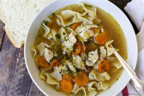 Bone Broth Chicken Noodle Soup Healthyish Foods
